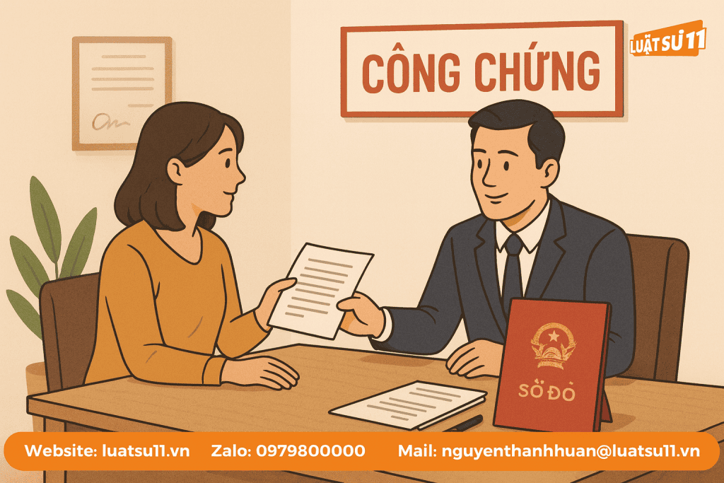 Bảng chi phí sang tên sổ đỏ: Lệ phí, thuế, phí công chứng… ai phải chịu? - LUẬT SƯ 11